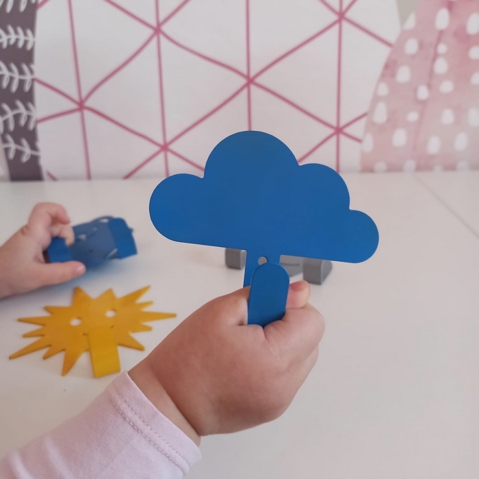 Obláček modrý :: Nazdobeno